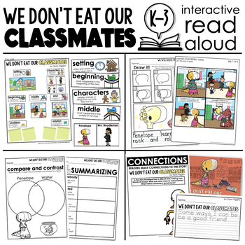 Penelope Rex Classmates BUNDLE Interactive Read Aloud Sequencing Craft ...