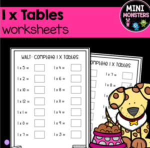 1 Times Tables Worksheets | Made By Teachers
