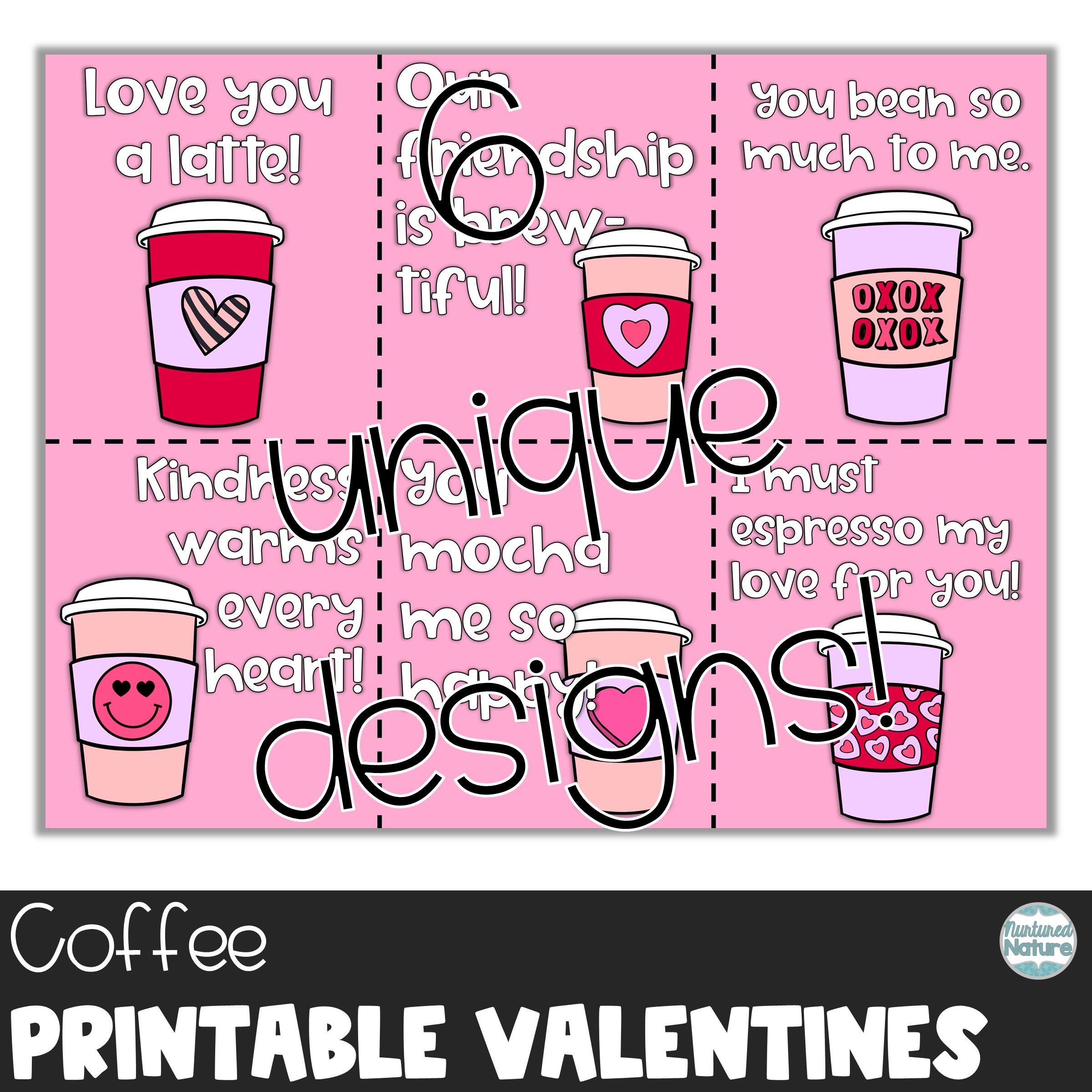 Coffee Printable Valentine’s Day Cards for Students | Made By Teachers