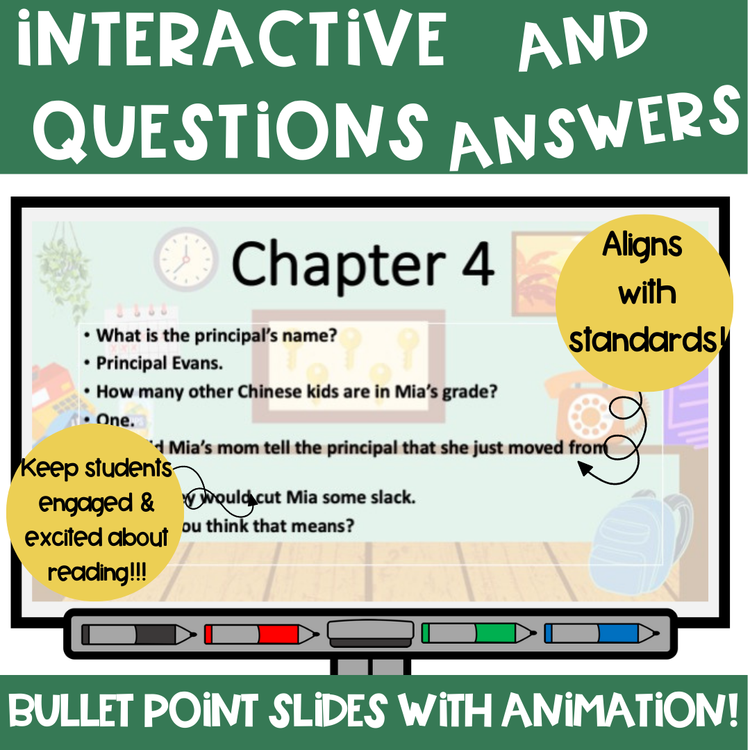 Front Desk Novel Study PowerPoint and First Chapter Friday Coloring ...