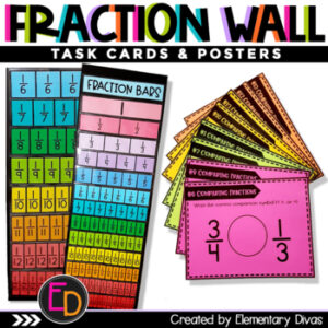 Fraction Wall with 40 Task Cards, Posters and more | Made By Teachers