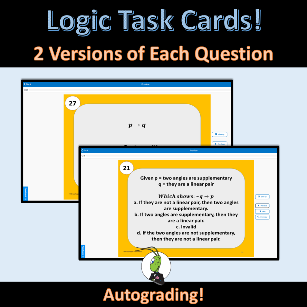 Logic Boom Task Cards | Inductive and Deductive | Law of Syllogism ...