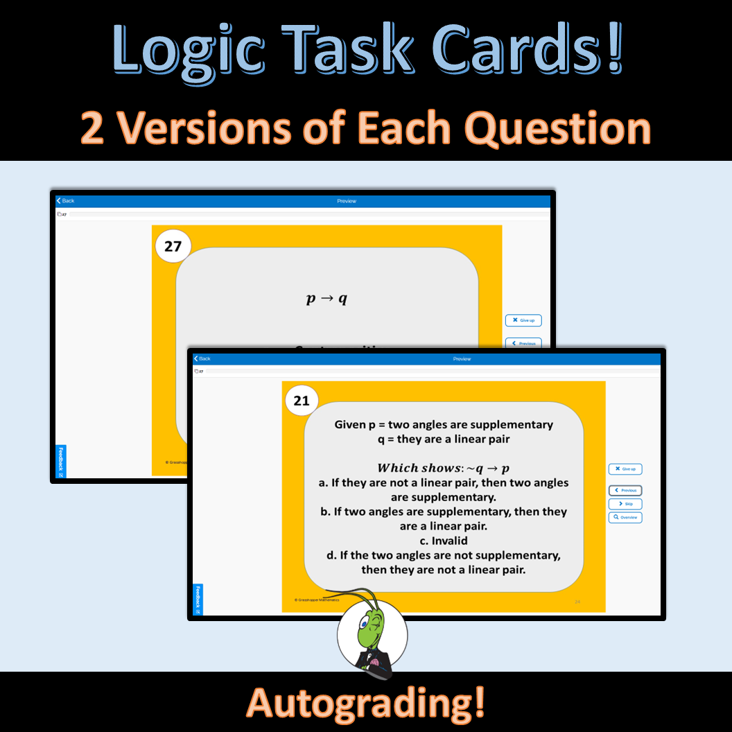 Logic Boom Task Cards | Inductive and Deductive | Law of Syllogism ...