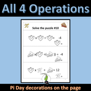 Pi Day Number Sense Logic Puzzles | Made By Teachers