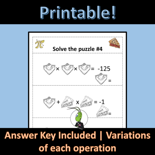 Pi Day Number Sense Logic Puzzles | Made By Teachers