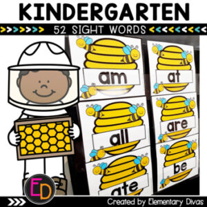 Kindergarten Beehive Pocket Chart Sight Words | Made By Teachers