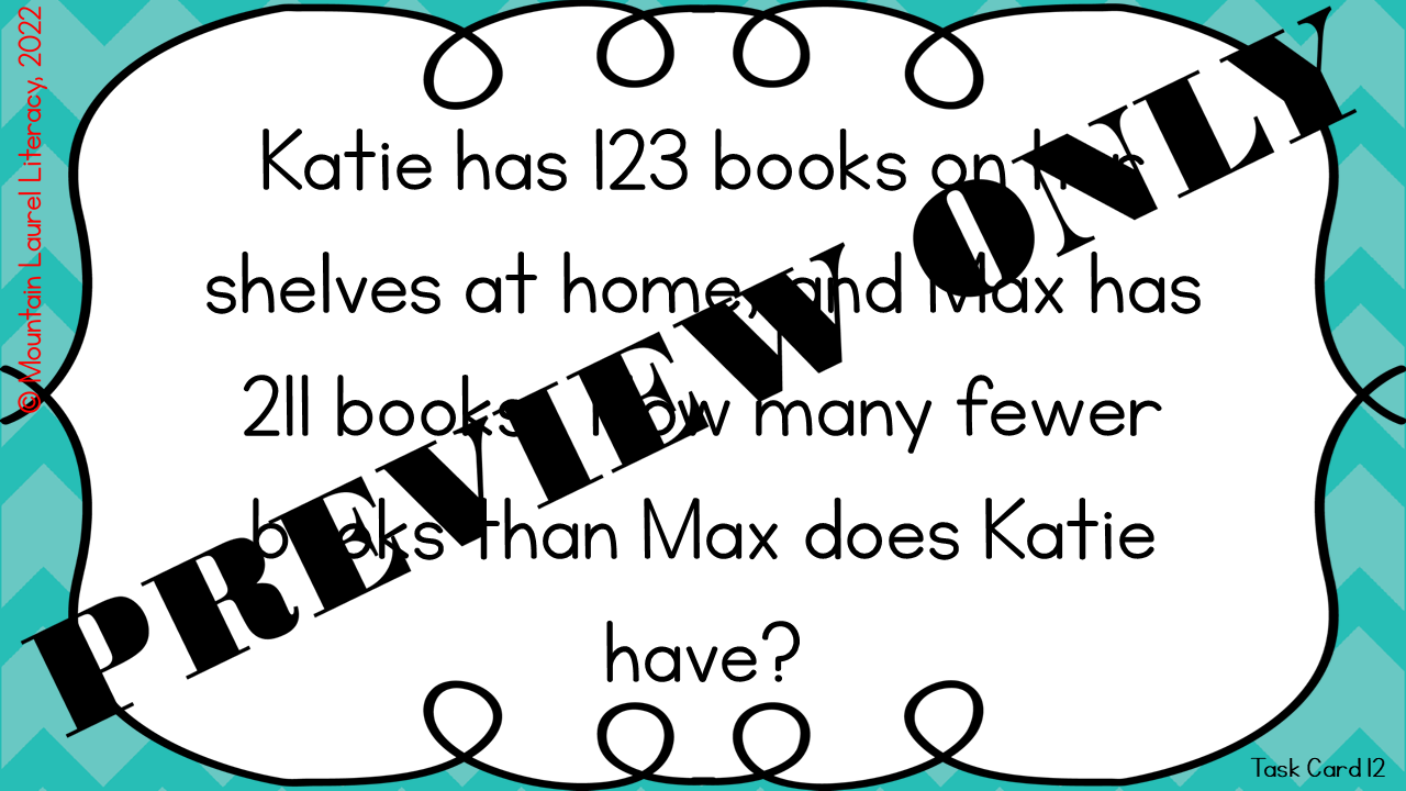 Word Problems Grade 3 Addition and Subtraction Task Cards | Made By ...