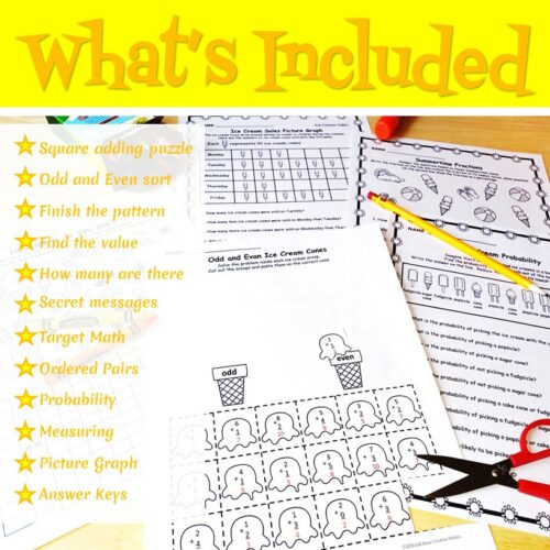 Hello Summer! Math Activity Sheets - No Prep! | Made By Teachers