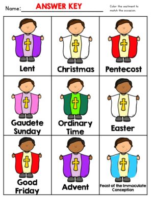 Liturgical Colors, Priest Vestments | Made By Teachers