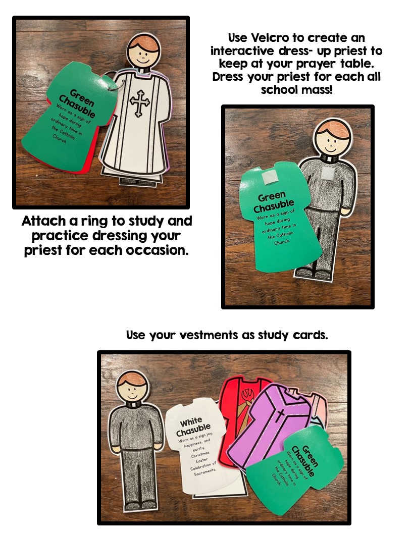 Liturgical Colors, Priest Vestments | Made By Teachers