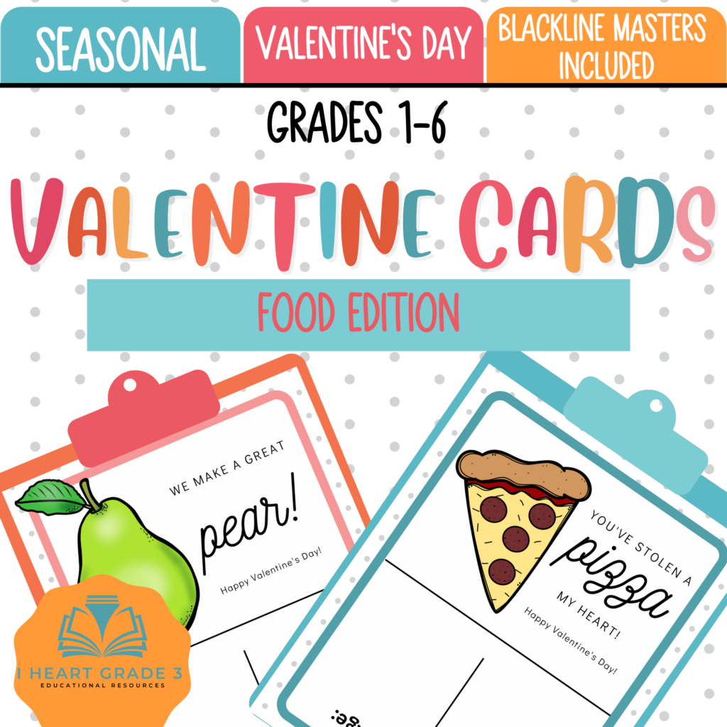Valentine Cards: Food Edition | Made By Teachers