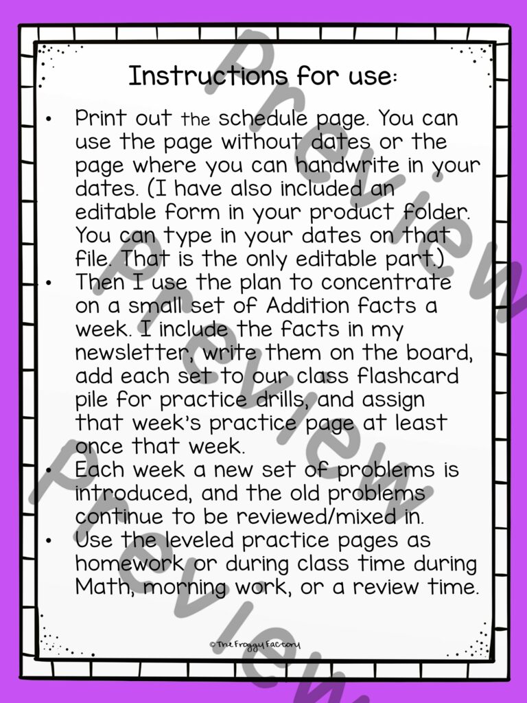 Addition Facts Practice Worksheets | Addition Fact Fluency | Made By ...