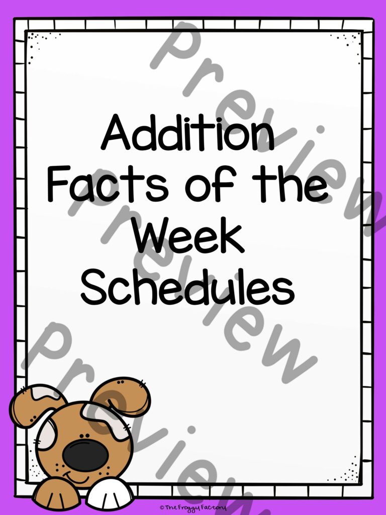 Addition Facts Practice Worksheets | Addition Fact Fluency | Made By ...