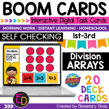 Boom Cards - Division Arrays | Made By Teachers