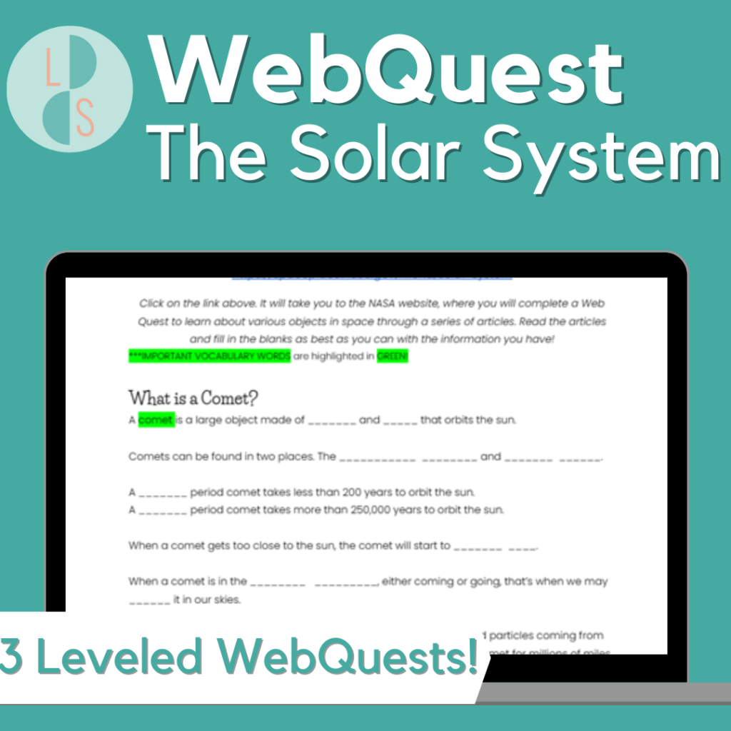 Solar System WebQuest | Made By Teachers