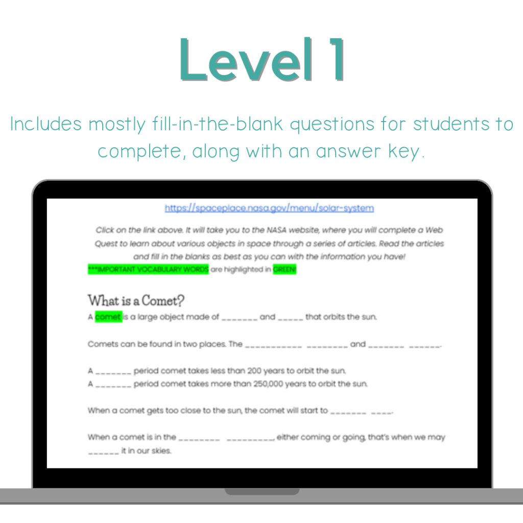 Solar System WebQuest | Made By Teachers