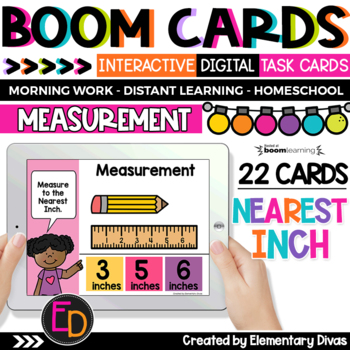 Boom Cards - Measurement by Inches | Made By Teachers