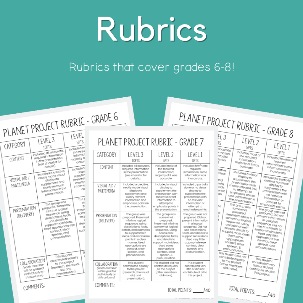 Planet Research Report | Made By Teachers