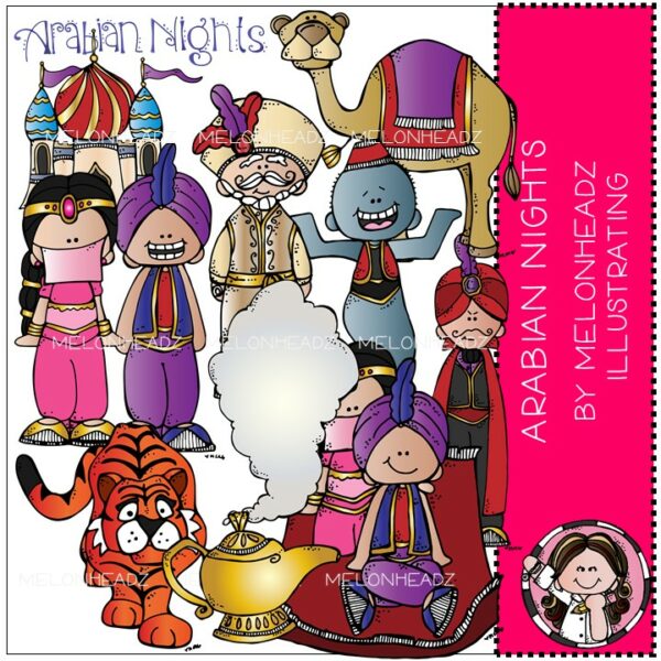 Arabian Nights clipart COMBO PACK by Melonheadz - Made By Teachers