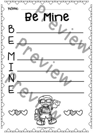 Valentine's Day Acrostic Poems | Valentine's Day Writing Activity ...