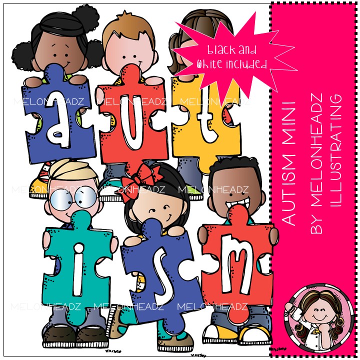 Autism clipart MINI by Melonheadz | Made By Teachers