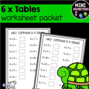 6 Times Tables Worksheets | Made By Teachers