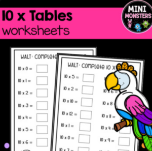 10 Times Tables Worksheets | Made By Teachers