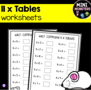 11 Times Tables Worksheets | Made By Teachers