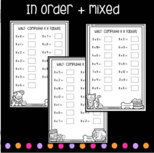 11 Times Tables Worksheets | Made By Teachers