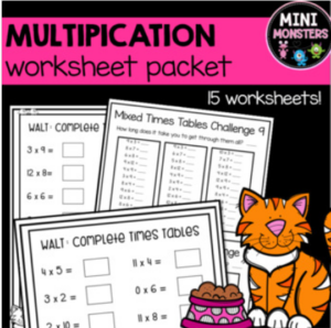 Mixed Times Tables Multiplication Worksheets | Made By Teachers