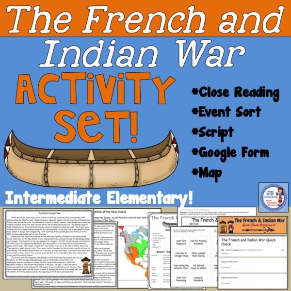 French and Indian War Activity Set | Made By Teachers
