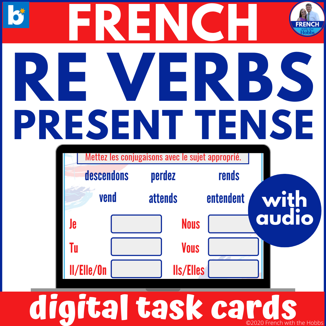 French Family Reading Comprehension Print & Google Forms | Made By Teachers