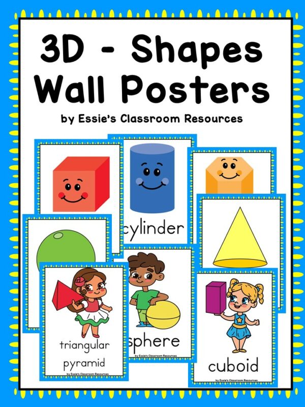 3D Shapes Posters | Made By Teachers
