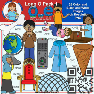 Clip Art - Long O Vowel Bundle | Made By Teachers