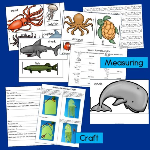 Ocean Math Science Craft | Nonstandard Measurement Activities and ...