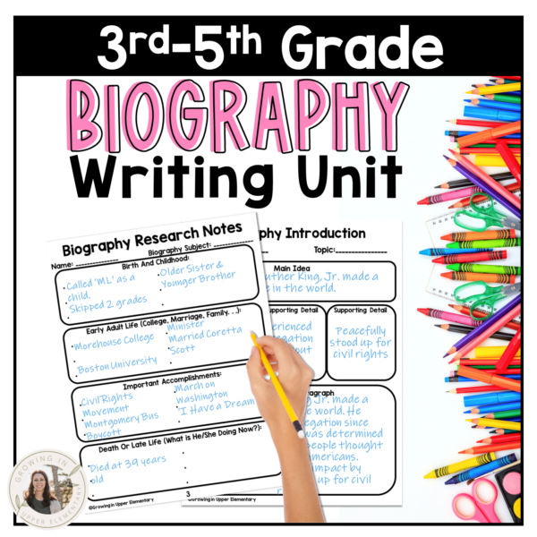 Biography Writing Unit | Made By Teachers