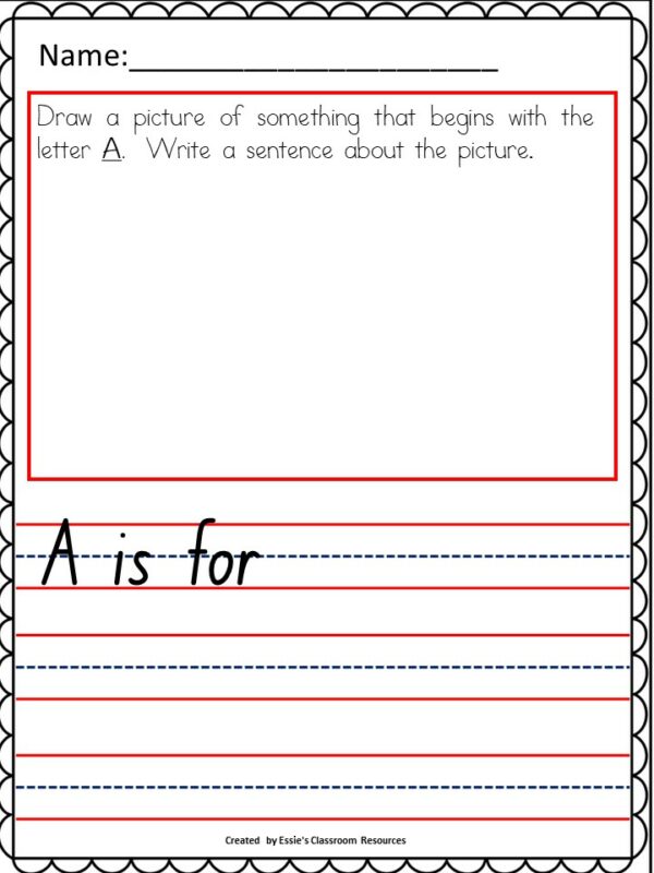 A to Z Sentence Writing for Beginners | Made By Teachers