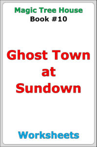Magic Tree House "Ghost Town at Sundown" worksheets | Made By Teachers