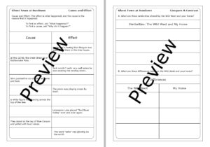 Magic Tree House "Ghost Town at Sundown" worksheets | Made By Teachers