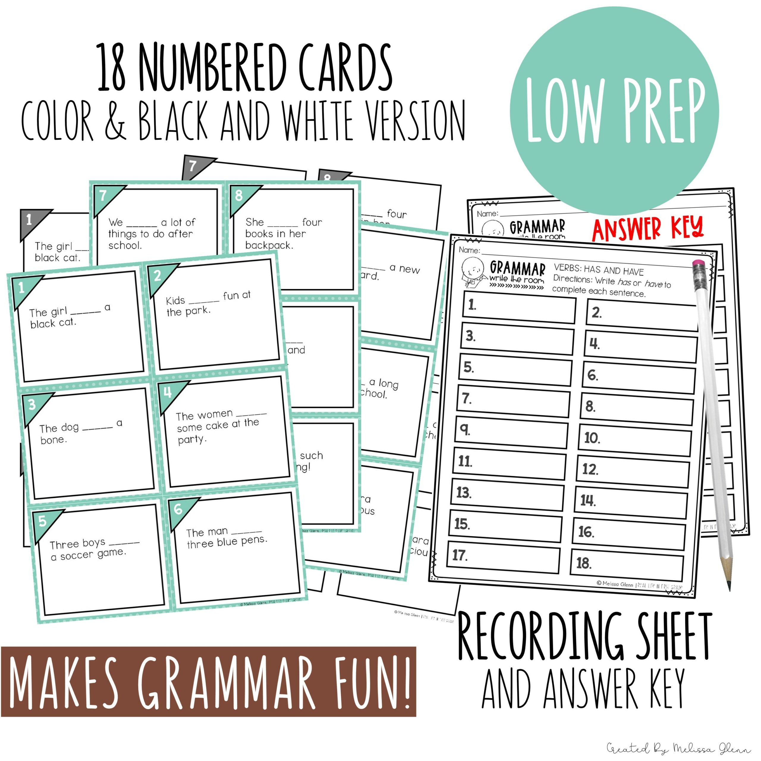 Subject Verb Agreement Has or Have Activity for Grammar | Made By Teachers