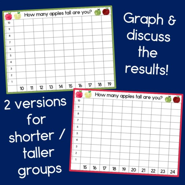 Apples Nonstandard Measurement and Graphing Activity | Made By Teachers