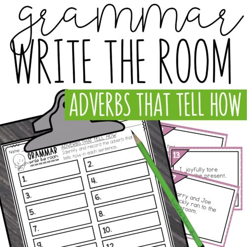 Adverbs that Tell How Activity for Grammar | Made By Teachers