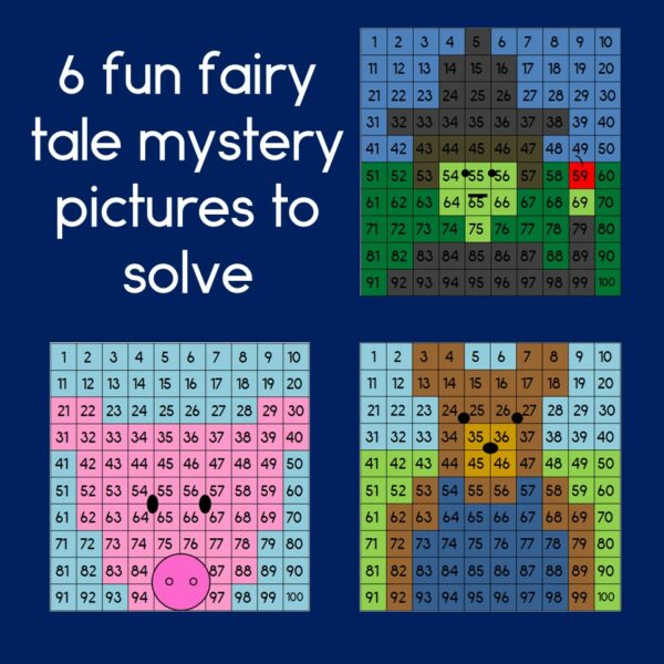 Fairy Tale 100s Charts | Hundreds Chart | 100 Chart Mystery Pictures ...