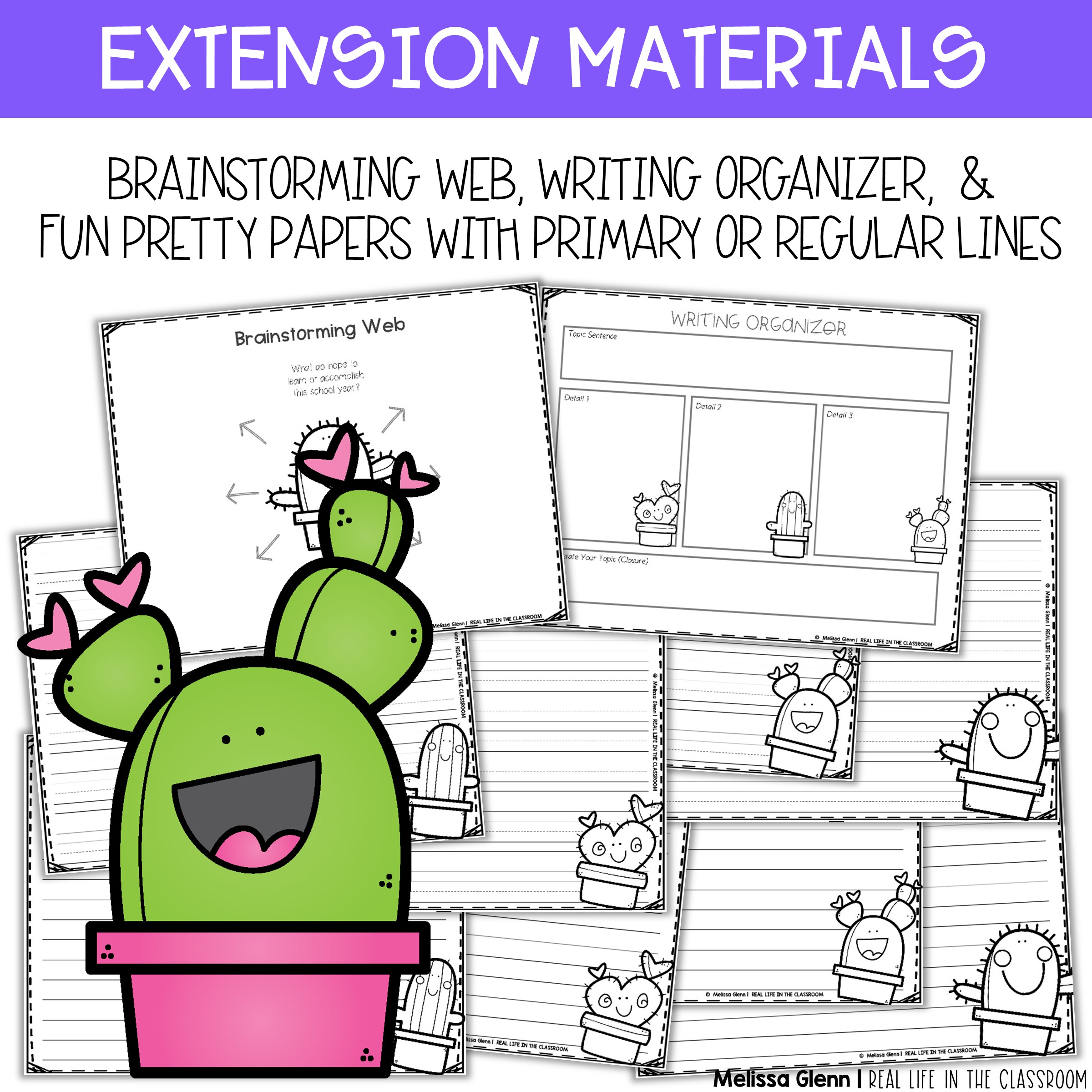 Cactus and Succulent Craftivity | Made By Teachers