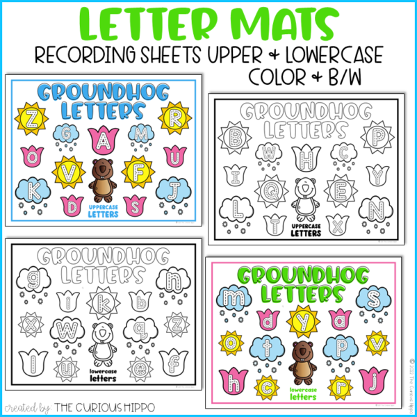 Groundhog Letter Identification & Matching | Made By Teachers