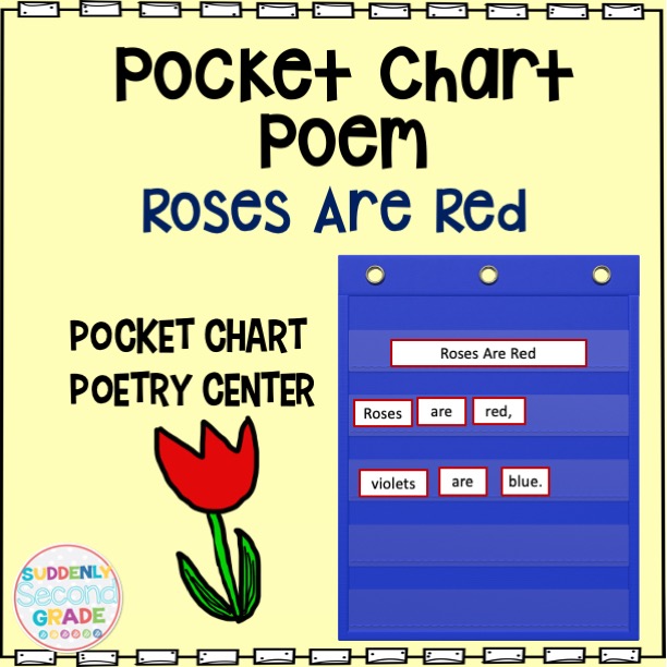 Pocket Chart Poem Roses Are Red Nursery Rhyme | Made By Teachers