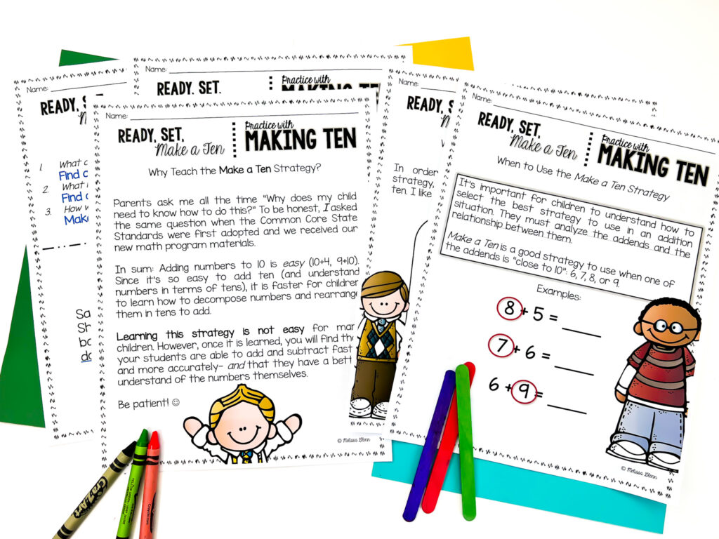 Make Ten to Add | Made By Teachers