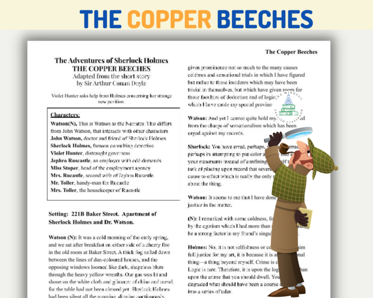 Sherlock Holmes, The Copper Beeches Reader's Theater Script, Questions ...