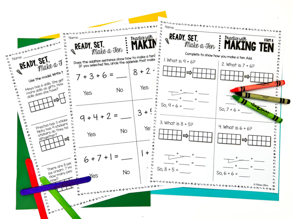 Make Ten to Add | Made By Teachers