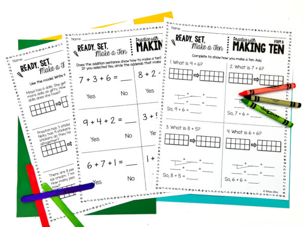 Make Ten to Add | Made By Teachers